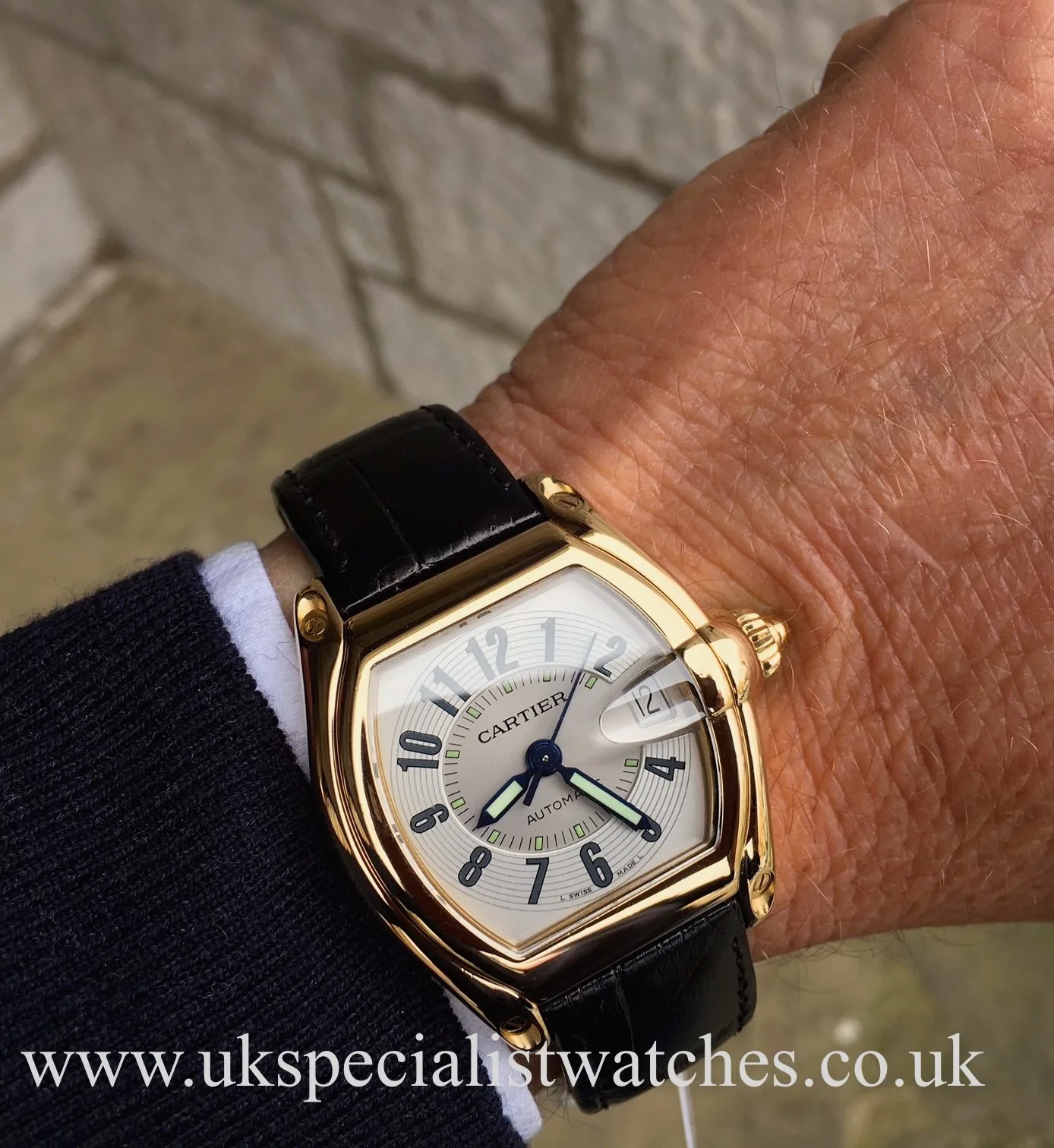Cartier Roadster Gents -18ct Yellow Gold – 2524 - Rolex Watches UK ...