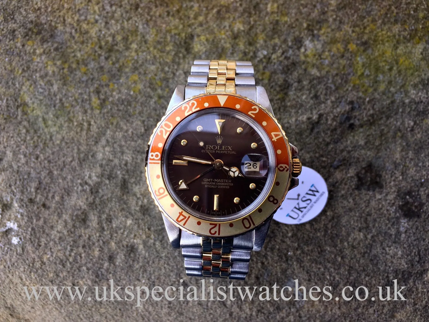 Rolex GMT Master Root Beer-Nipple Dial-1675- Vintage 1978 - UK ...