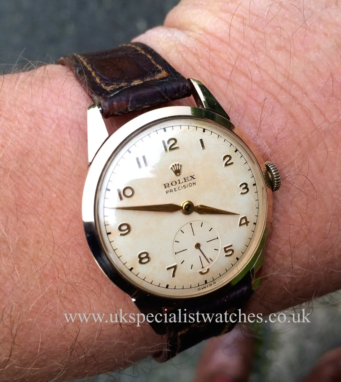 Rolex Precision Gold 1960s Vintage Rolex - UK Specialist Watches