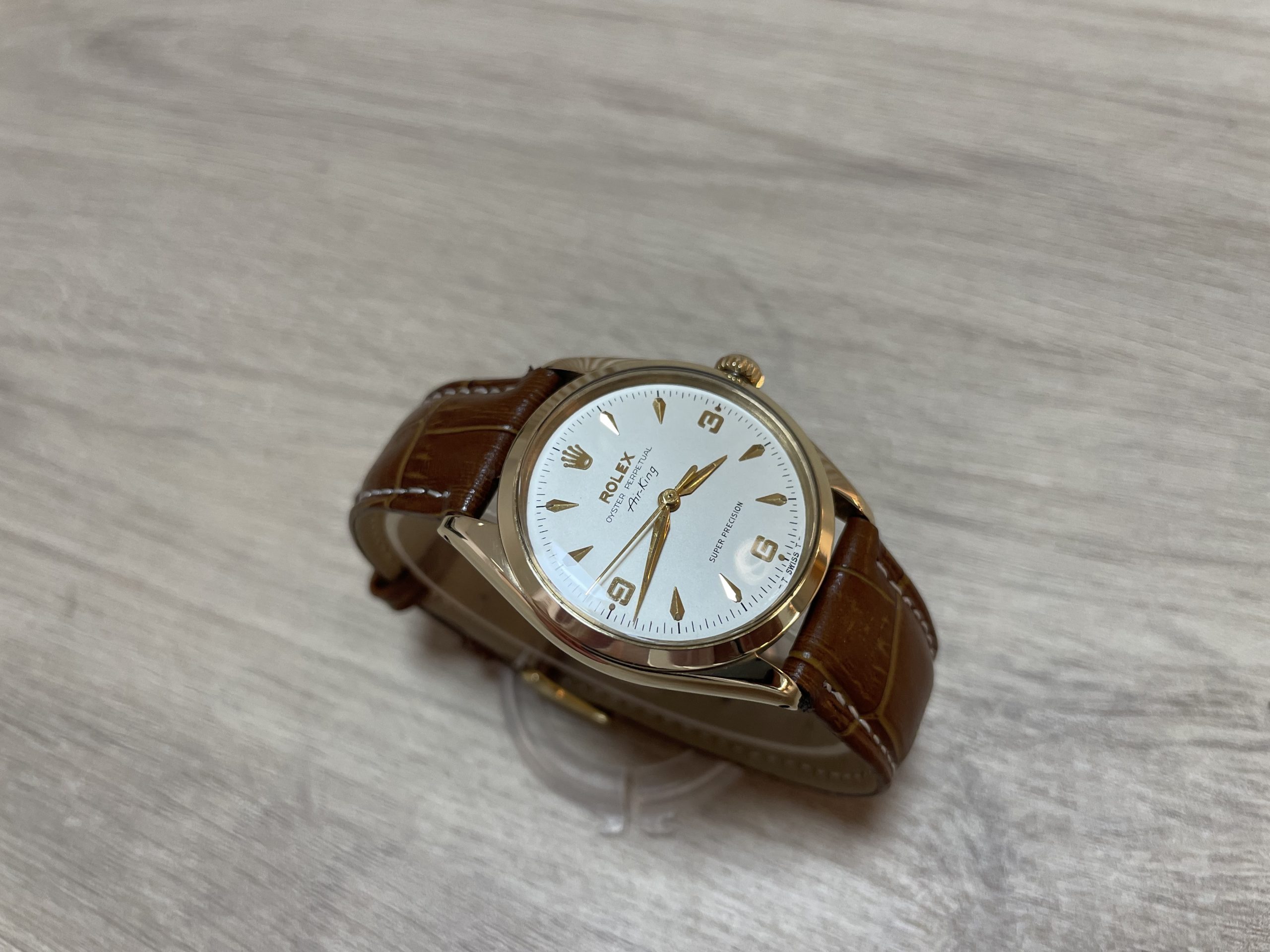 Rolex Air King 5500 -9ct Gold 3-6-9 - Arrow Head Dial - Vintage 1964 ...