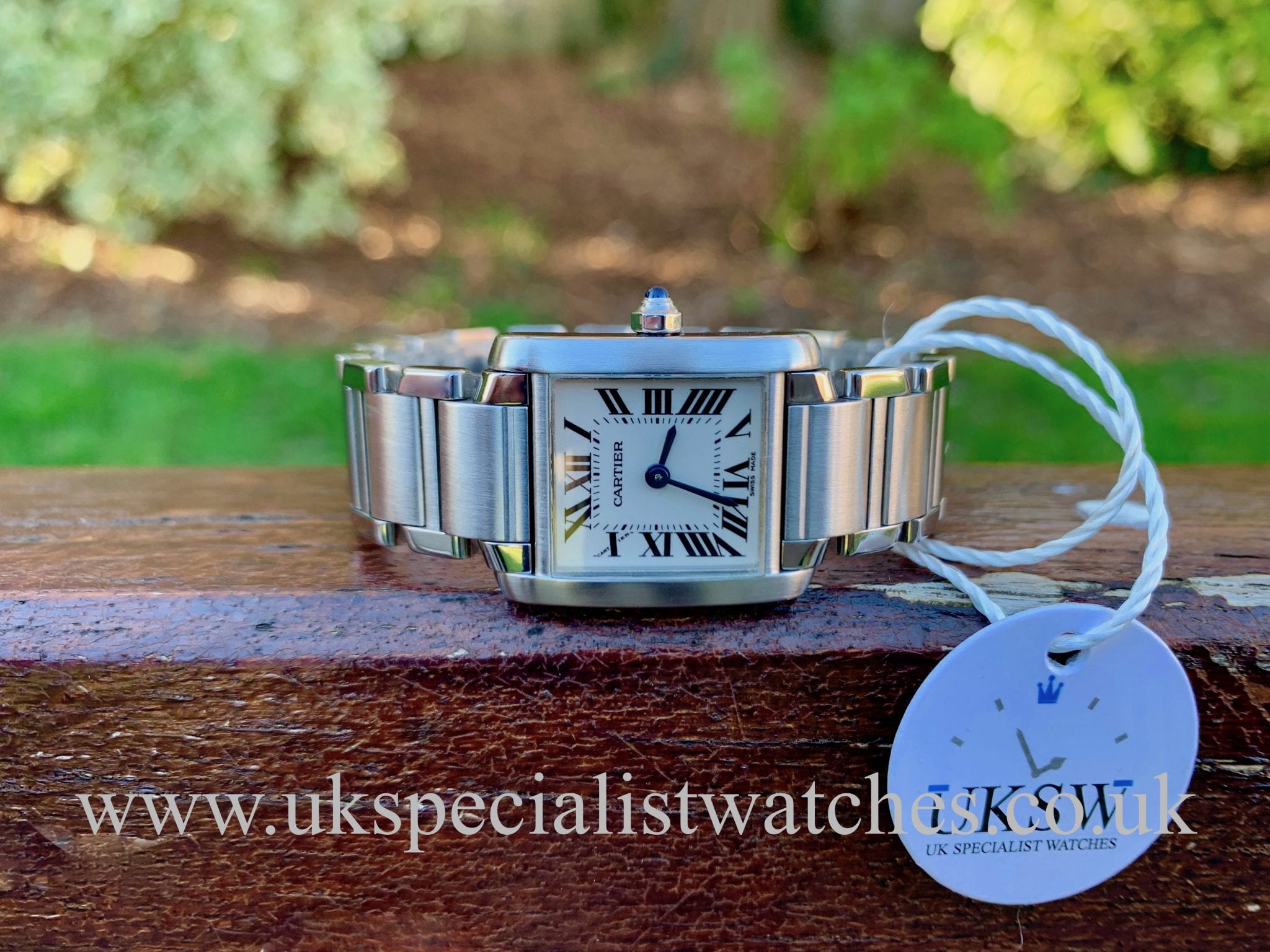 CARTIER TANK FRANCAISE LADIES - STAINLESS STEEL - 2384 - Rolex Watches ...