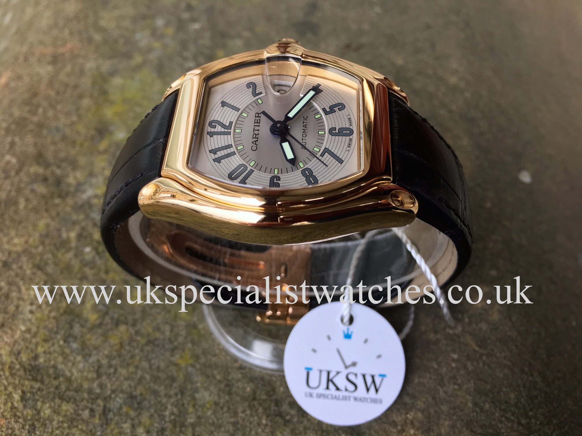 Cartier Roadster Gents -18ct Yellow Gold – 2524 - UK Specialist Watches