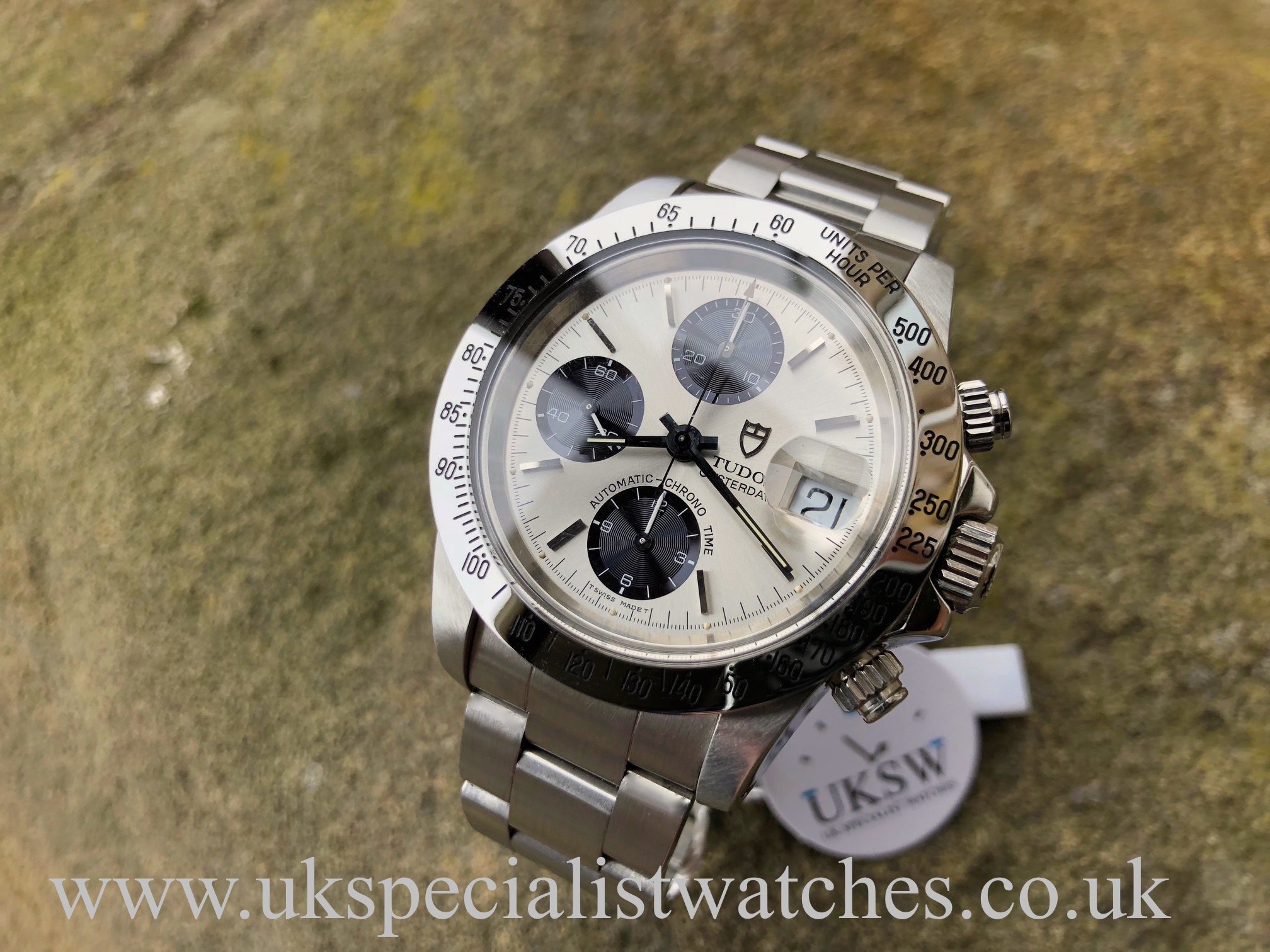 Tudor Oysterdate Big Block - Steel - Chronograph - 79180 - UK ...