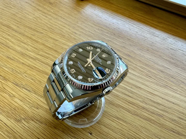 ROLEX DATEJUST GENTS – 34MM – 115234 - BLACK DIAMOND DIAL - Rolex ...